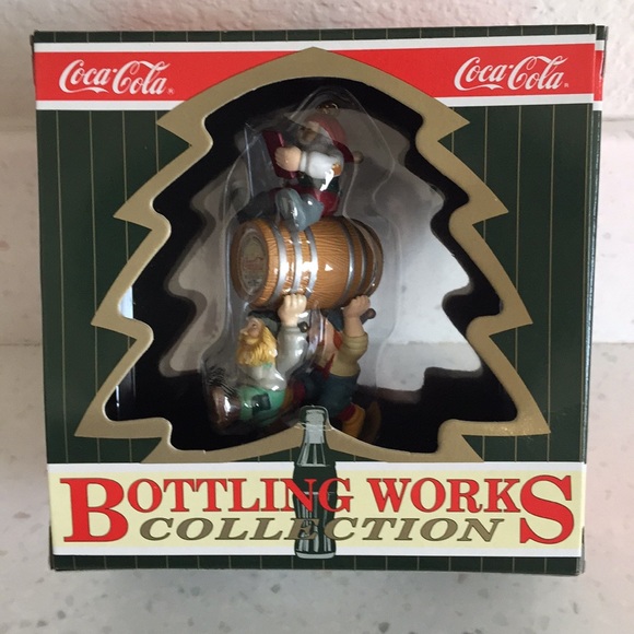 Coca Cola | Holiday | Vintage 996 The Coca Cola Brand Elves Ornament ...